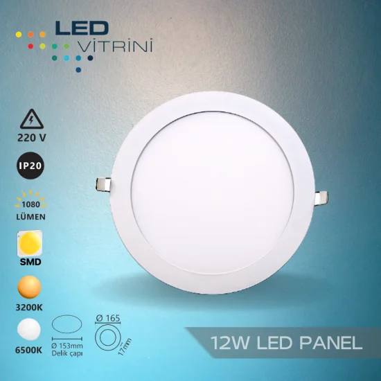 12 Watt Slim Led Panel - LV10-1200